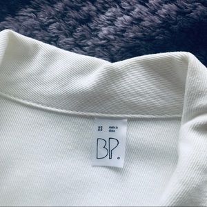 bp | Jackets & Coats | Nordstrom Bp White Denim Jacket | Poshmark